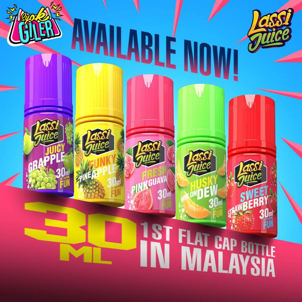 LASSI JUICE FUNKY PINEAPPLE 30ML – VB WHOLESALE